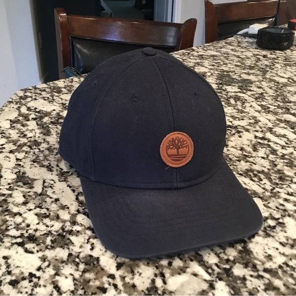 Timberland | Accessories | Timberland Mens Classic Logo Navy Blue Hat ...